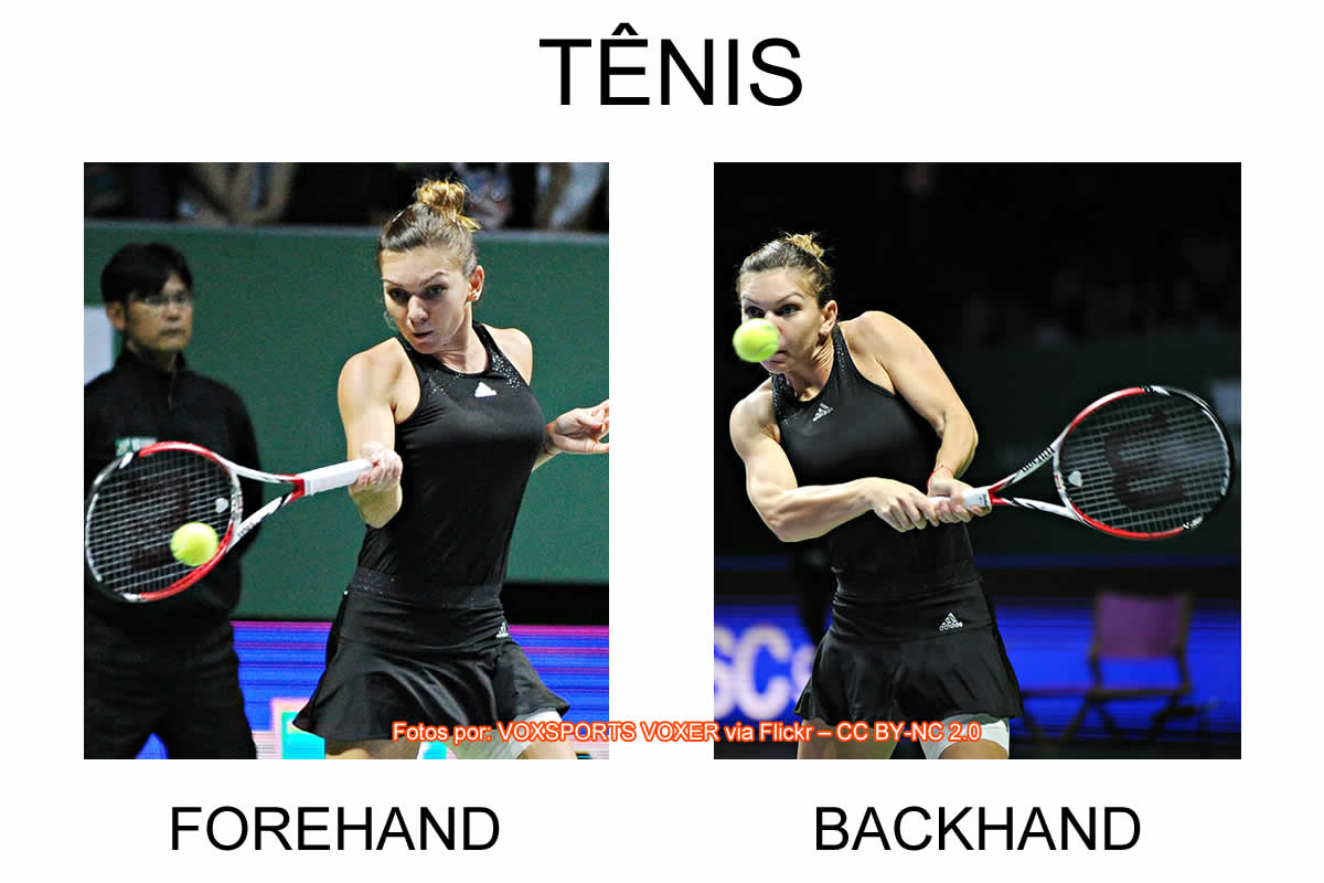 Entenda a diferença entre Forehand e Backhand